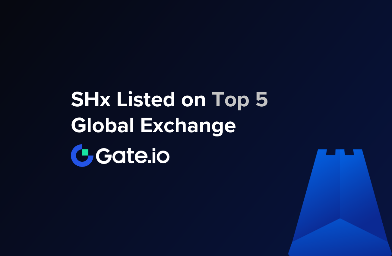 Gate.io Lists Stronghold’s SHx Token